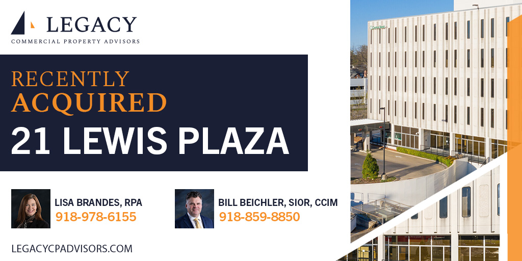 Acquisition: 21 Lewis Plaza - 2424 E 21st St Tulsa OK | Legacy