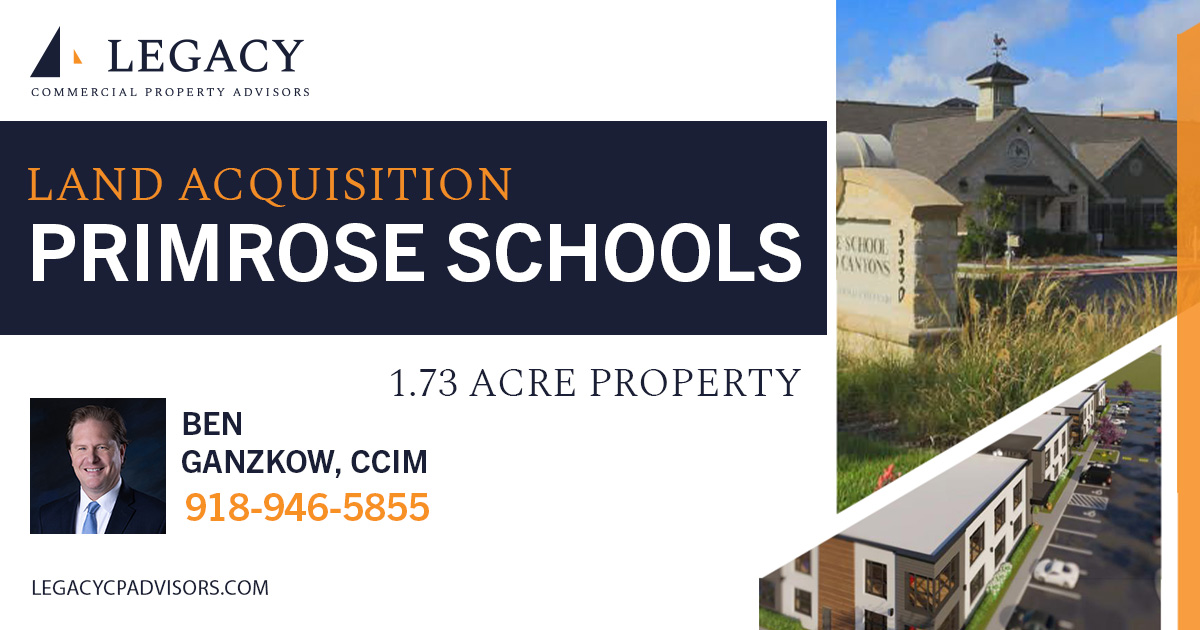 Land Acquisition for Primrose Schools at 2835 E. Skelly Dr. Tulsa, OK
