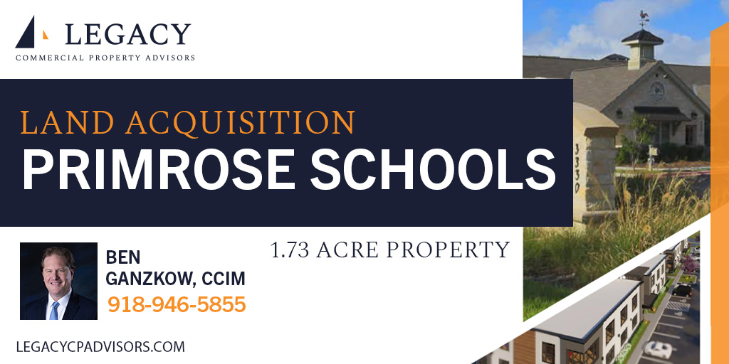 Land Acquisition for Primrose Schools at 2835 E. Skelly Dr. Tulsa, OK