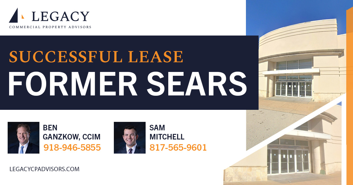 Legacy Secures 30000 SF Lease at Former Tulsa Sears Location